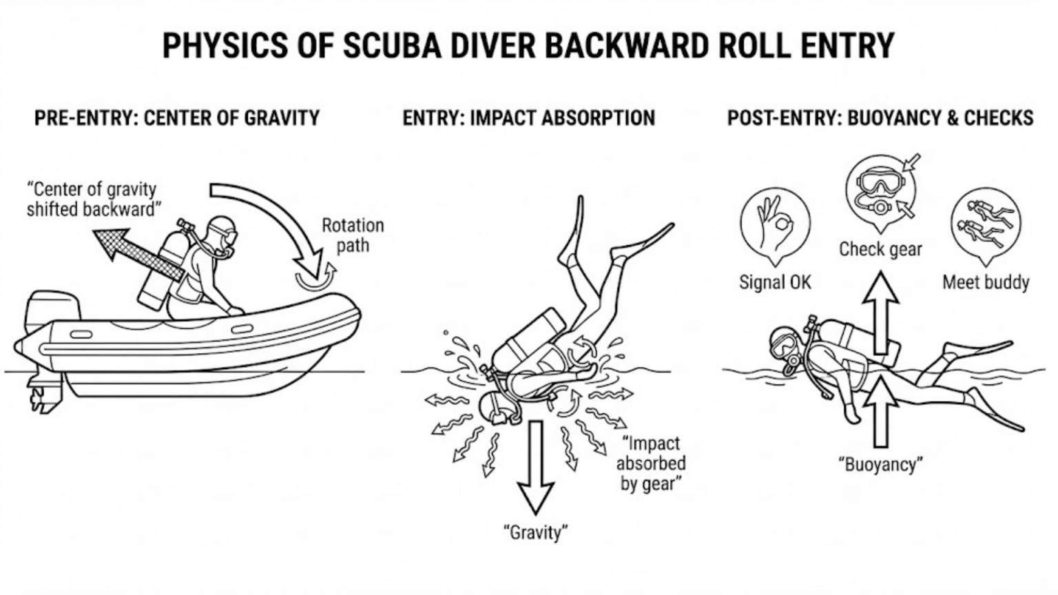 Why Do Scuba Divers Fall Backwards? The Real Reason - Airkayaks
